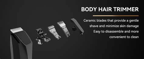 Body Hair Trimmer For Men Maxgroom Electric Groin And Pubic Hair Trimmer
