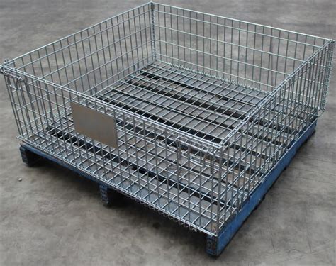 Pallet Cages That Are The Correct Size And Style For Warehouse
