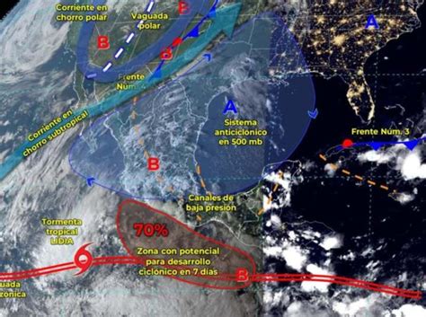 Frente Frío Y Canal De Baja Presión Provocarán Lluvias Imagen Radio