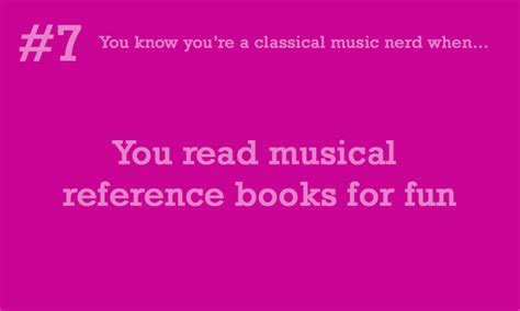 Classical Music Nerd Characteristics