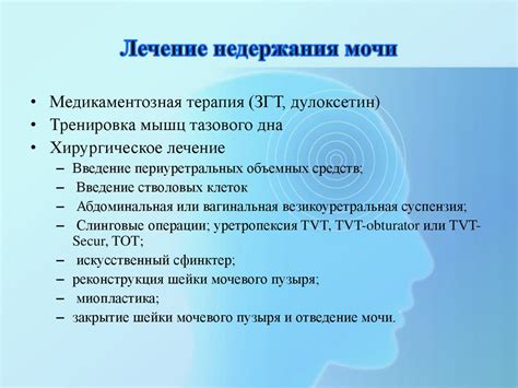 Недержание мочи у женщин - презентация онлайн