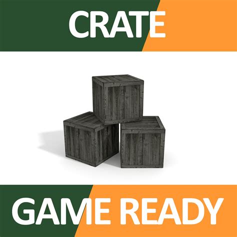 Crate Platform 3d Model 5 Obj Free3d