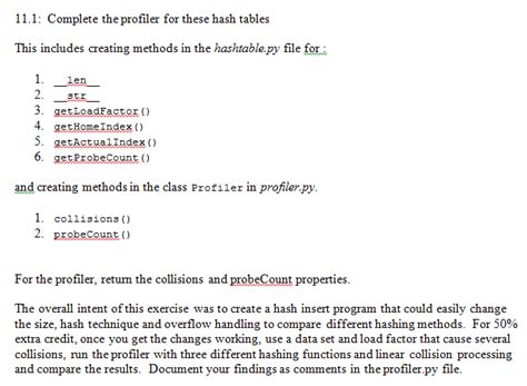 Solved File Hashtable Py Case Study For Chapter Chegg