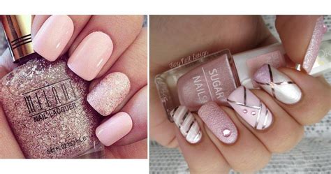 Diseños de uñas colores nude y rosado para unas manos delicadas y de vanguardia Belleza