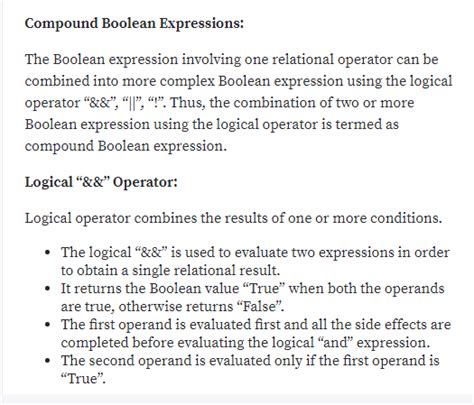 what is a compound boolean expression design talk