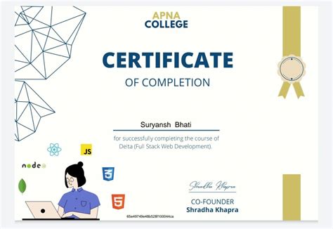Suryansh Bhati On Linkedin Im Happy To Share That Ive Completed My