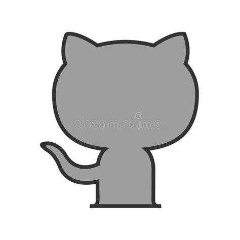 Github Icon Vector Stock Illustrations Github Icon Vector Stock Illustrations Vectors