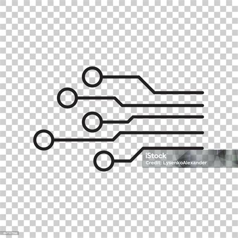 回路基板のアイコン技術方式記号フラット ベクトル イラスト分離の背景に つながりのベクターアート素材や画像を多数ご用意 つながり