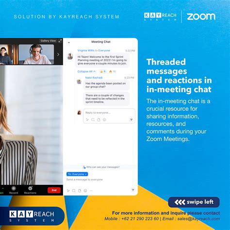 Threaded Messages And Reactions In In Meeting Chat