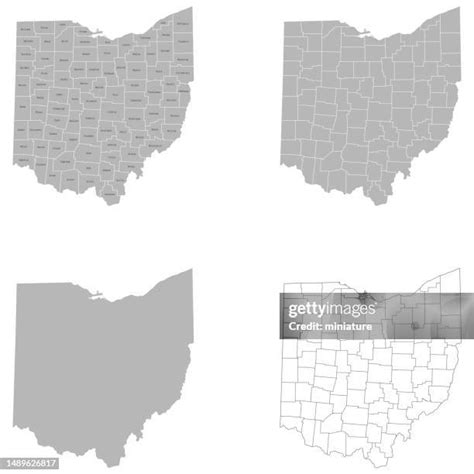 Ohio Map High Res Vector Graphic Getty Images