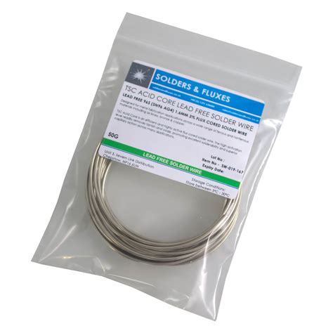 Tsc Acid Core 96s 3 Solder Wire 50g Solders And Fluxes