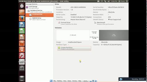 How To Partition Hard Disk Drive In Ubuntu Youtube