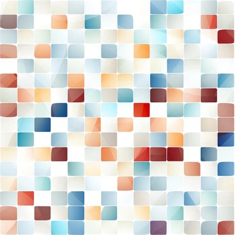 Premium Photo Colorful Mosaic Pattern Seamless Wallpaper Vector With