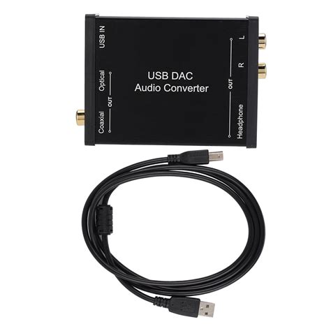 2Pack GV 023 Digital To Analog DAC Audio Converter USB Audio Sound Card Walmart Com
