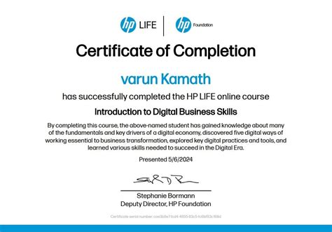Varun Kamath On Linkedin Digitization Course