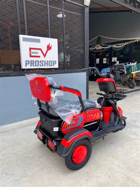 สามล้อไฟฟ้า เบาะเลื่อน 1 3 ที่นั่ง รุ่น Ev612 อีวี โปรช็อป รถไฟฟ้า