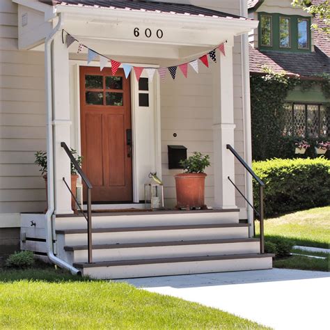 Classic Metal Handrails For Porch Steps Great Lakes Metal Fabrication