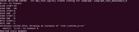 Runtime Error Cu Timeout Issue Xilinx Vitis Ai Github
