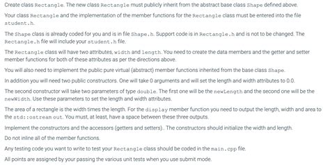 Solved When Implementing The Class Rectangle Below You Will
