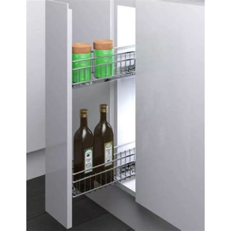 ᐉ Карго бічне праве Muller на 2 полиці з доводчиком 150 мм Хром 714289 • Краща ціна в Києві