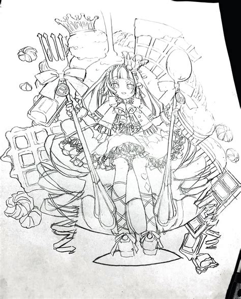 「明日もきっといい日になるね😉 皆様おやすみなさい〜🌙素敵な夢を😴 絵柄が好みって人がいればいいなぁ イラスト 」中山 初夏お洋服とお