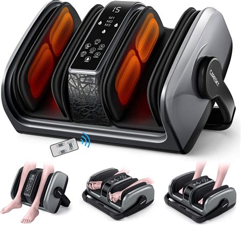 Brookstone Shiatsu Foot And Calf Massager With Air Compression And Soothing Heat 2