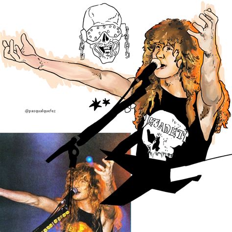Dave Mustaine Sketch Dave Mustaine Cartoon Dave Mustaine Drawing