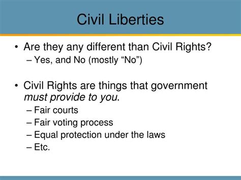 Ppt Civil Liberties Powerpoint Presentation Free Download Id1103091