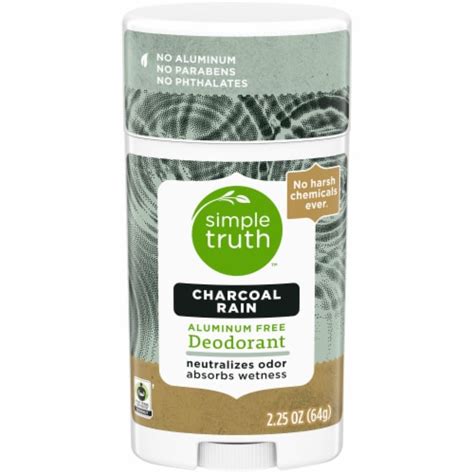 Simple Truth Charcoal Rain Deodorant Stick Oz Kroger