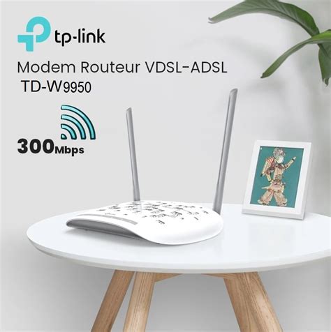 Tp Link 300 Mbps Wireless Vdsladsl Modem Router Single Band