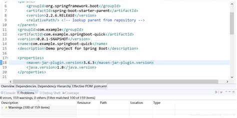 Eclipse使用 Spring Starter Project快速创建spring Boot项目、生成的目录结构介绍及pomxml文件第一行报错的问题解决 Csdn博客