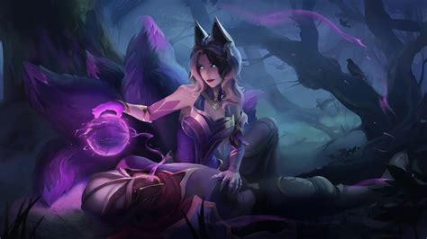 Ahri Fan Art Wallpaper