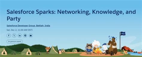 Akhilesh Kumar On Linkedin Salesforce Sparks Networking Knowledge And Party Is An Exciting