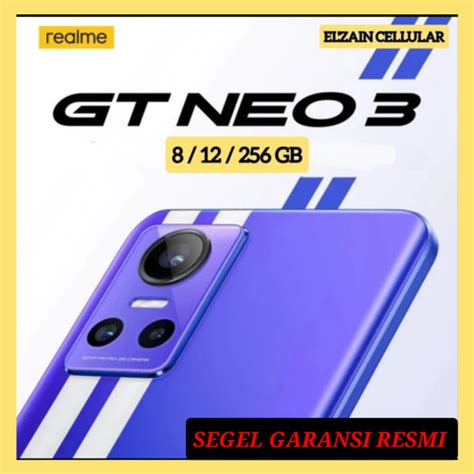 Jual REALME GT NEO 3 | 3T 8/12/256GB GARANSI RESMI (PRODUK ORIGINAL ...