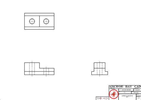 segment 5 orthographic projection jacob craven cad portfolio
