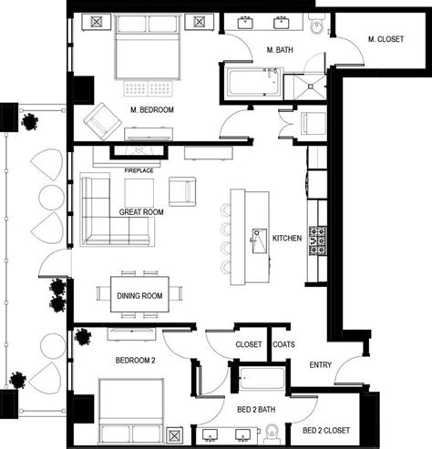 High Rise Floor Plans On Pinterest Condo Floor Plans Building