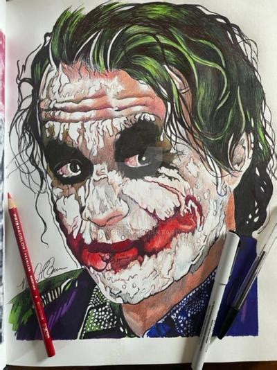 Jokers Wild Colored Pencil By Artbygreen On Deviantart