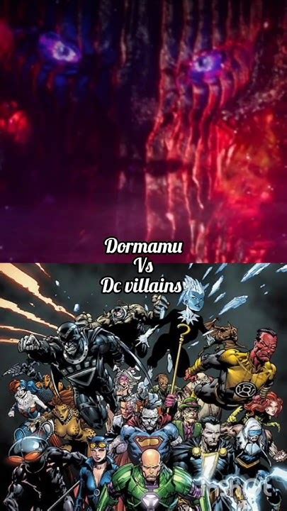 Dormamu Vs Dc Villains Dormamu Youtube