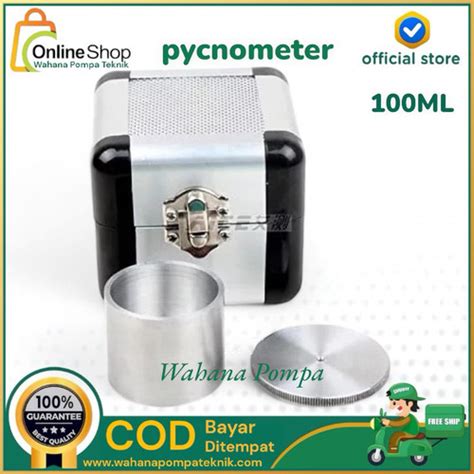Jual Density Specific Gravity Cup Pycnometer 100cc 100ml Stainless Steel Jakarta Barat