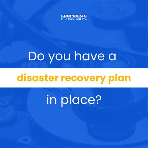 Corporate Data Solutions Inc On Linkedin Disasterrecovery