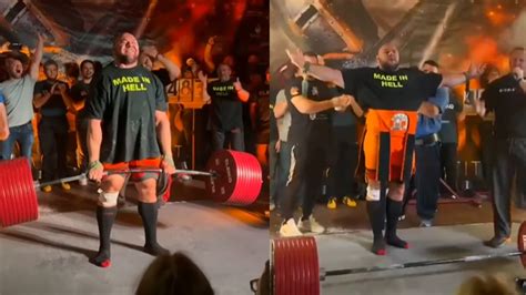 Strongman Ivan Makarov Pulls An Incredible 483 Kg 10648 Lb Deadlift