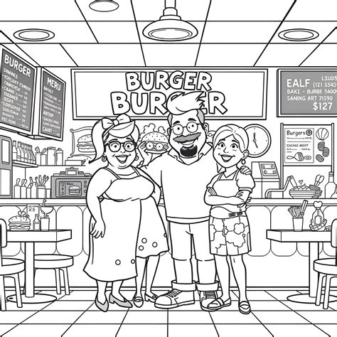 Best Bobs Burgers Coloring Pages Free Printable Pdf