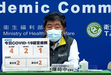 今日新增4例本土、2例境外、1死／波新聞
