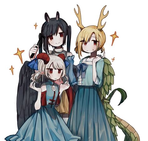 Kicchou Yachie Kurokoma Saki And Toutetsu Yuuma Touhou Drawn By