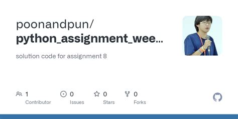 GitHub Poonandpun Python Assignment Week8 Solution Code For Assignment 8