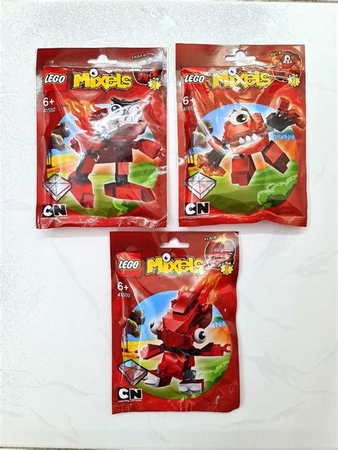 Lego Mixels Series 1 Infernites Max 41500 Flain 41501 Vulk