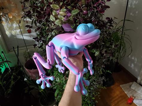 3d Print Cute Flexi Print In Place Frog・cults
