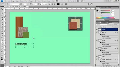 2012 PhotoShop Materials Board Tutorial Mp4 YouTube