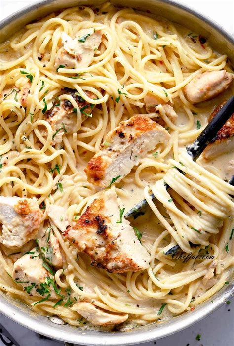 Creamy Lemon Chicken Pasta Chefjar