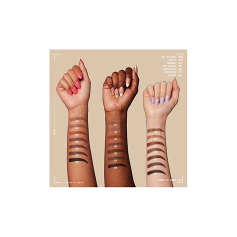 Nyx Zero To Brow Tinted Longwear Brow Gel Waterproof Réf Espresso